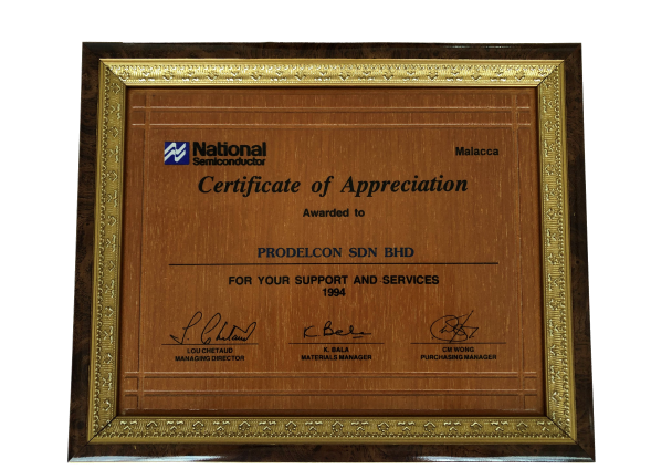 Awards | Prodelcon Sdn Bhd