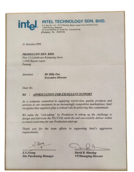 Awards | Prodelcon Sdn Bhd