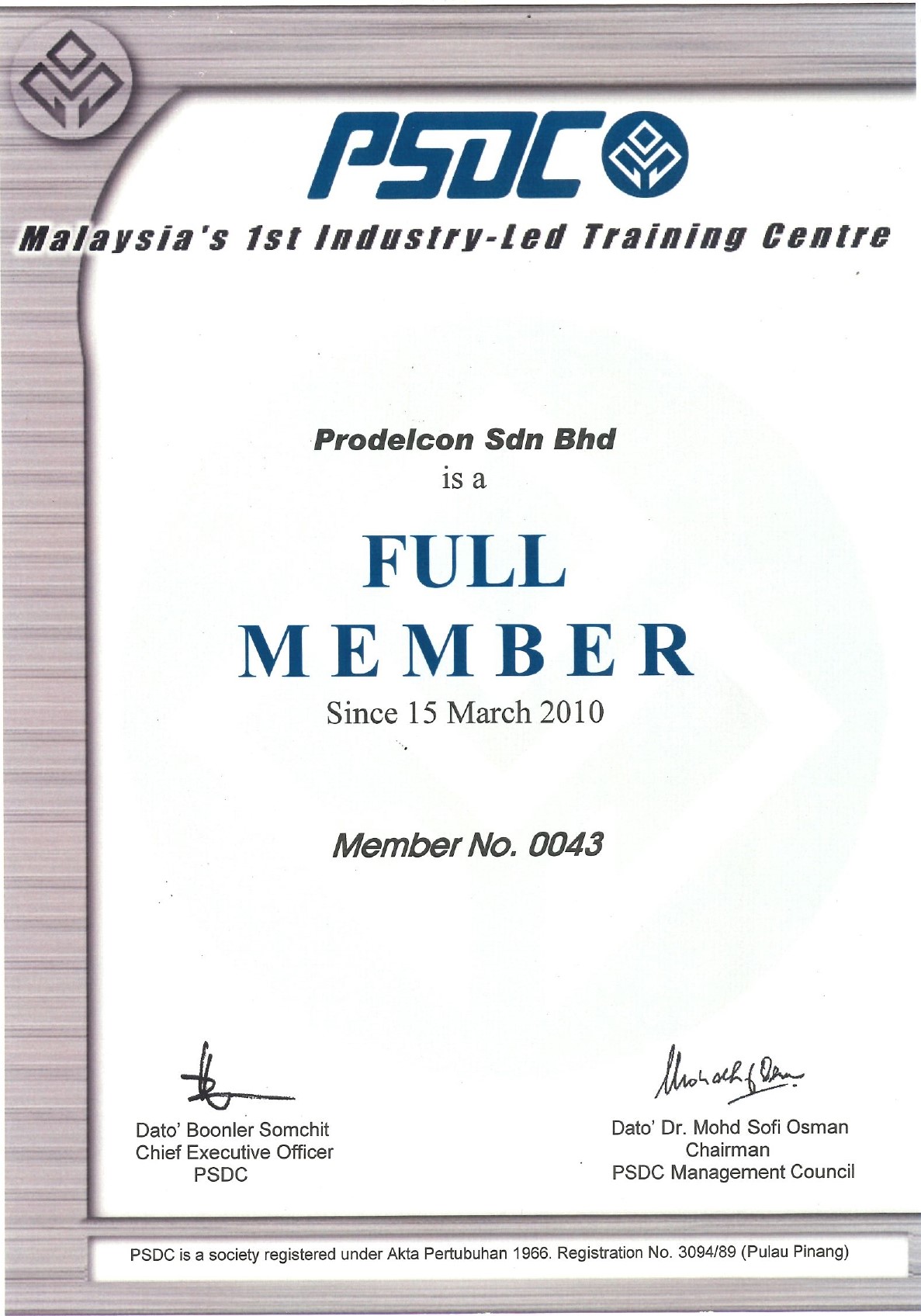 Services | Prodelcon Sdn Bhd